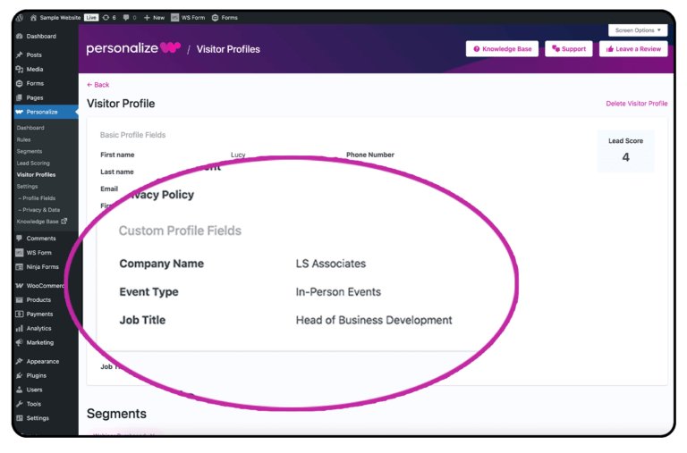 How to Set Up and Use Custom Profile Fields in PersonalizeWP ...